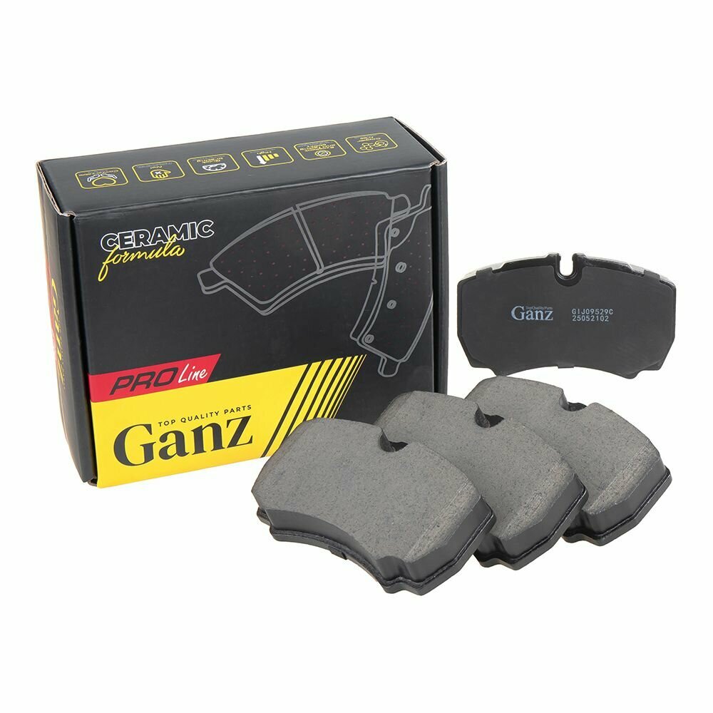 GANZ Колодки тормозные задние PRO-Line Ceramic для FORD Transit 2.2/2.4 all TDCI 2006-> GIJ09529C
