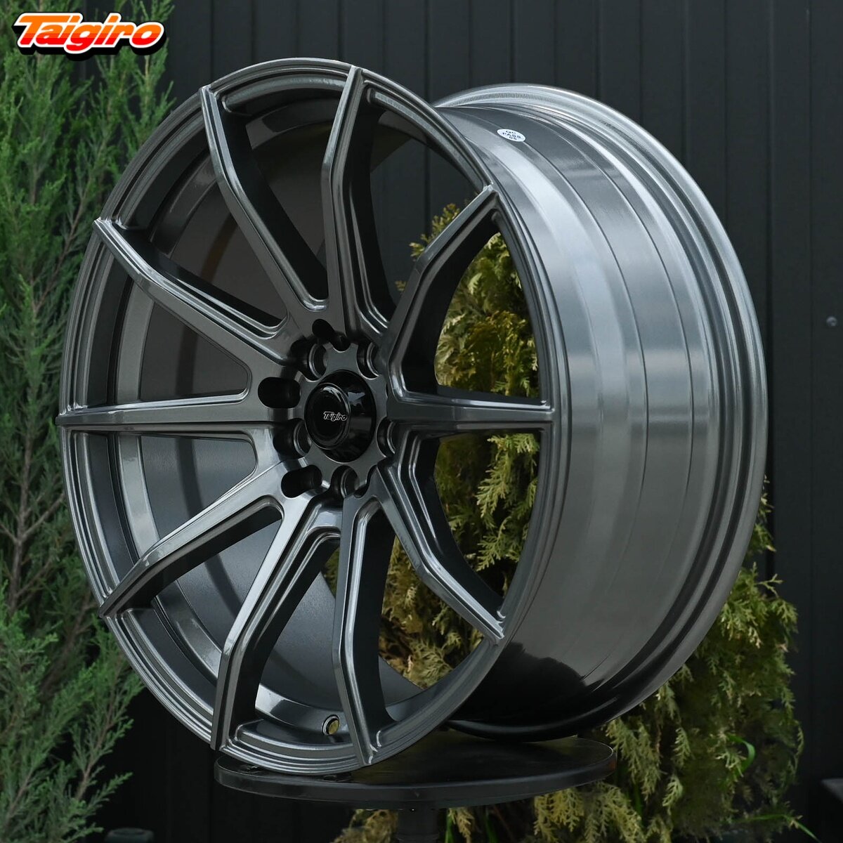 Комплект Литых Колесных Дисков R18 Taigiro Spider 8.0J ET30 5*100 и 5*114.3 Графит (DX09)