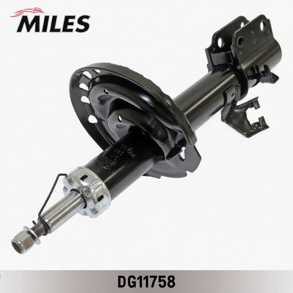 Амортизатор nissan micra iii k12 03- пер. лев. газ Miles DG11758