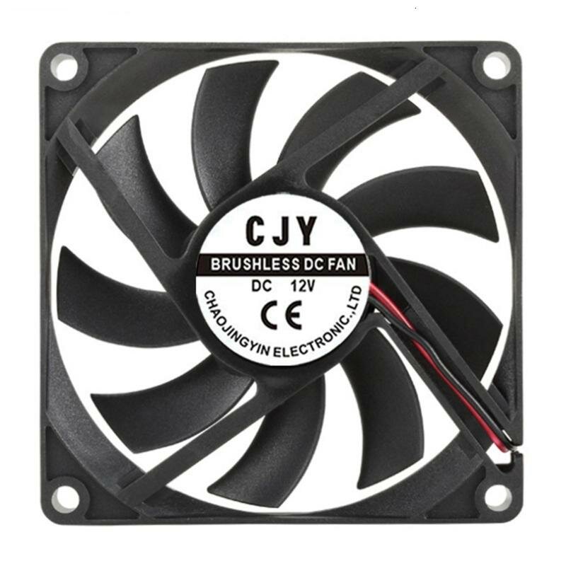 Вентилятор корпуса ПК 80 мм, 12V