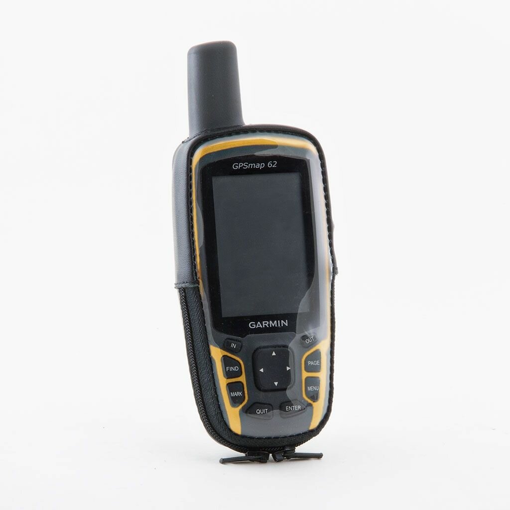 Кожаный чехол для туристического навигатора GPS Garmin 62, крепление скоба