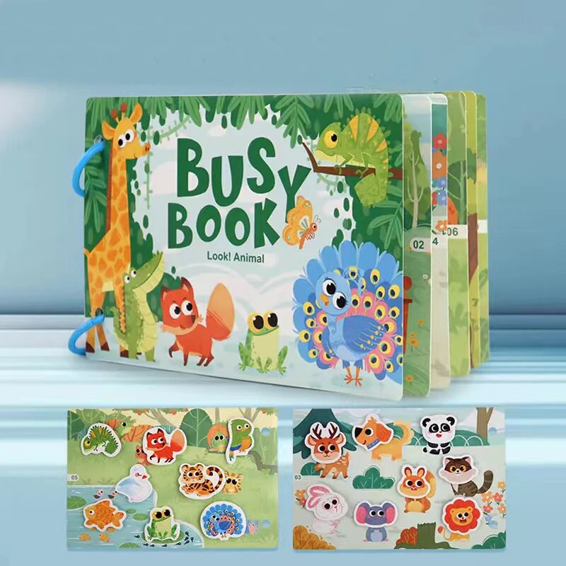 Развивающая книга Busy Book Look! Animal, Цвет: C-Forest