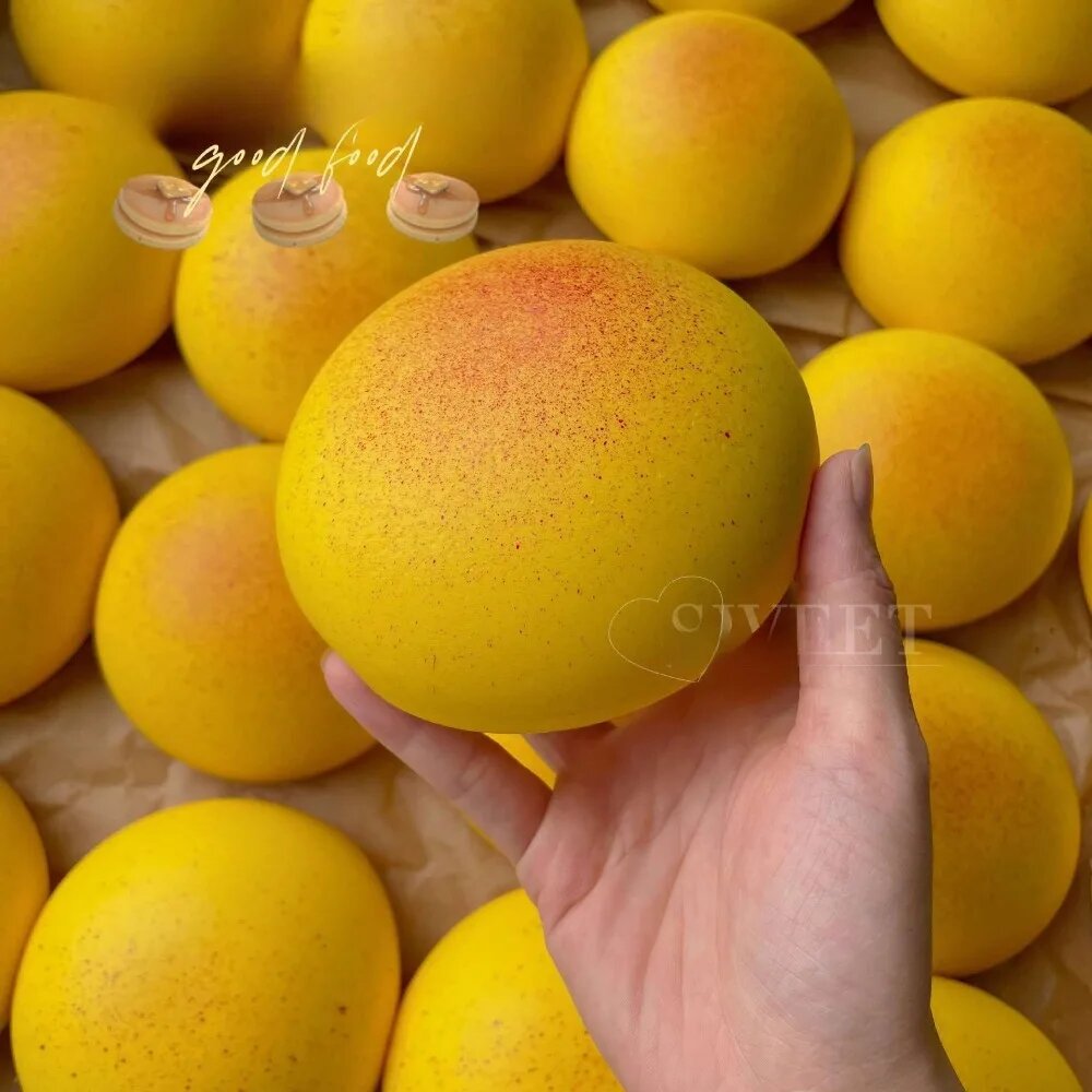 Squishy Simulated Bread Stress Relief Toy Оранжевый, Yellow 1pcs