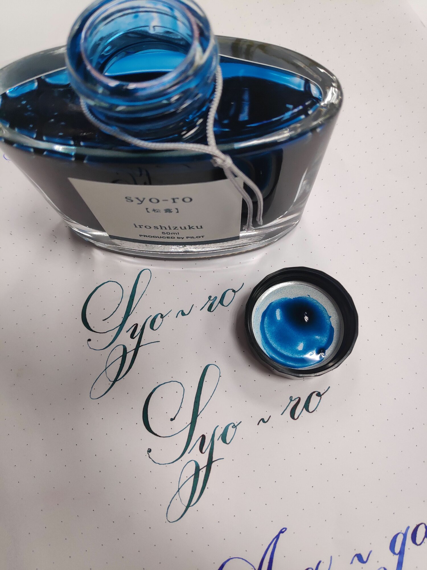 Чернила для перьевой ручки бутилированные "Iroshizuku" PILOT "SYO-RO" 50 ML.