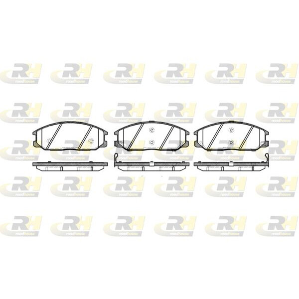 Колодки тормозные передние к-т для автомобиля SsangYong Hyundai, ROADHOUSE 2771.12 (1 шт.)