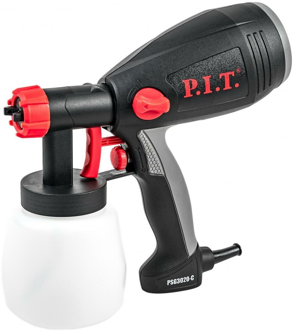P.I.T. Краскопульт P. I. T. PSG3020-C, 550 Вт, 700 мл/мин, сопло 2,5 мм, 800 мл, 35 DIN
