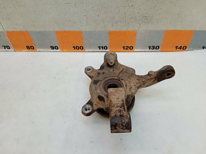 Б/У в сборе со ступицей, ступица Кулак поворотный Renault Laguna 2004 2, X74 Перед. Лев. 362175 RENAULT арт. 8200320888