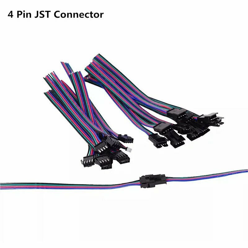 10 пар 4pin JST разъемов для светодиодной ленты