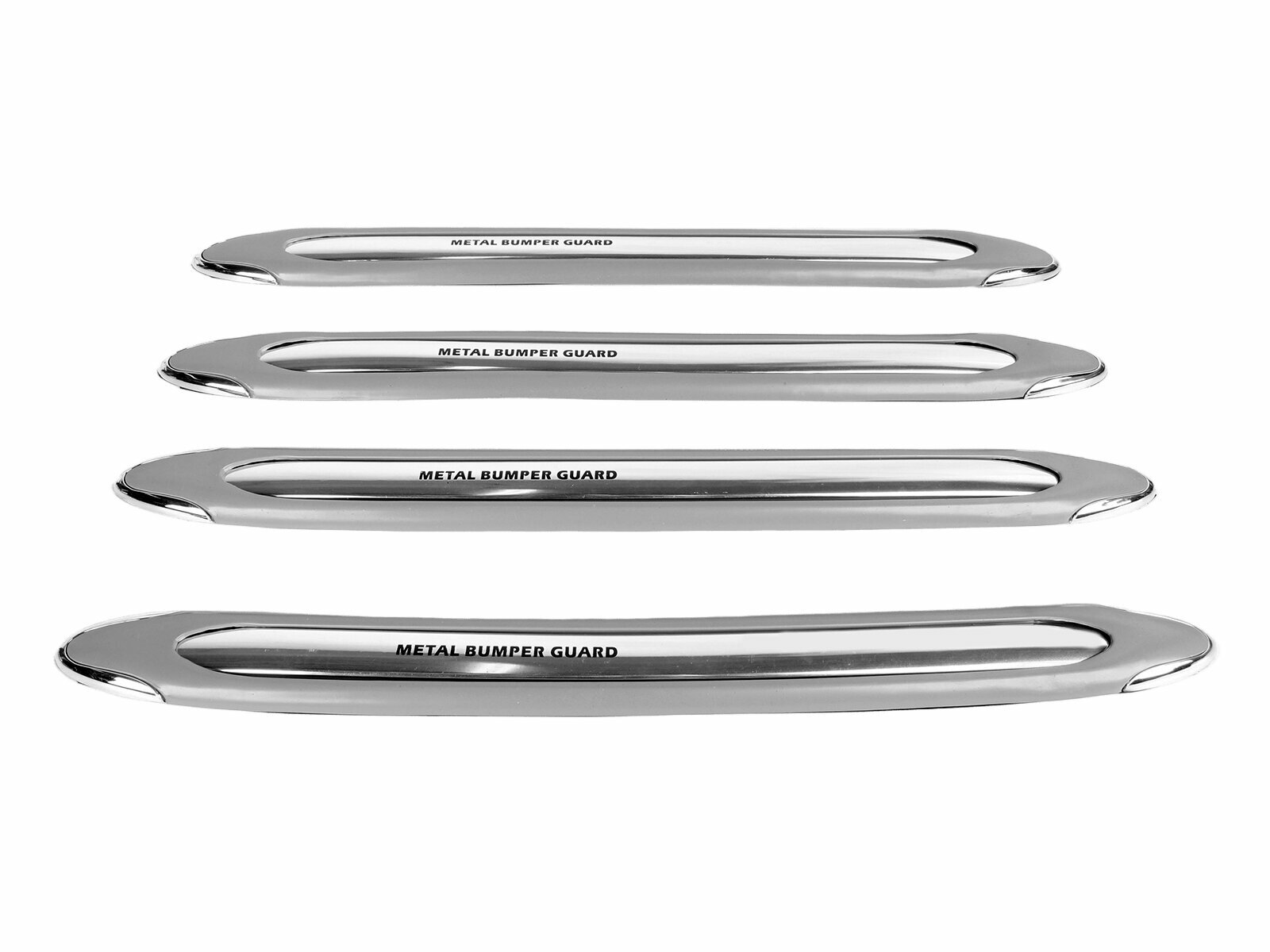 Накладка на бампер HJ-3067GY хром серебро комплект