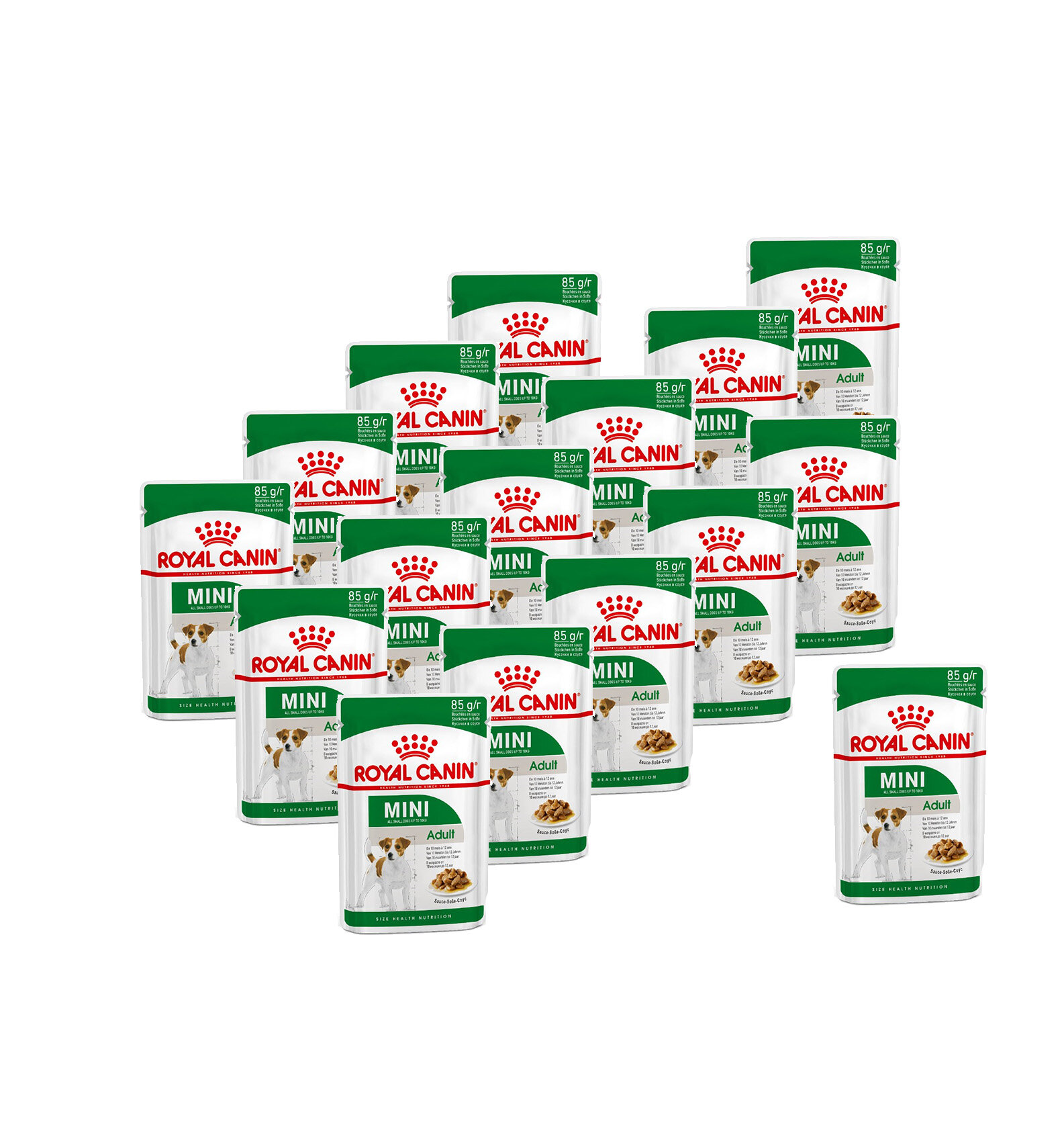 Royal Canin Для взрослых собак мелких размеров с 10 месяцев до 8 лет кусочки в соусе, 0.085 кг х 16 шт.