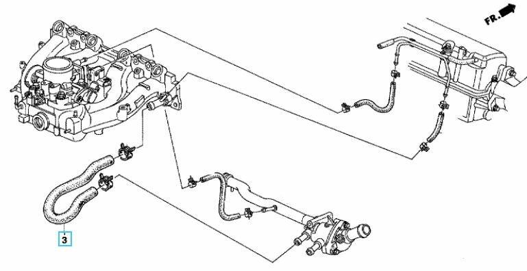 Шланг, байпасное выходное отверстие (Оригинал)