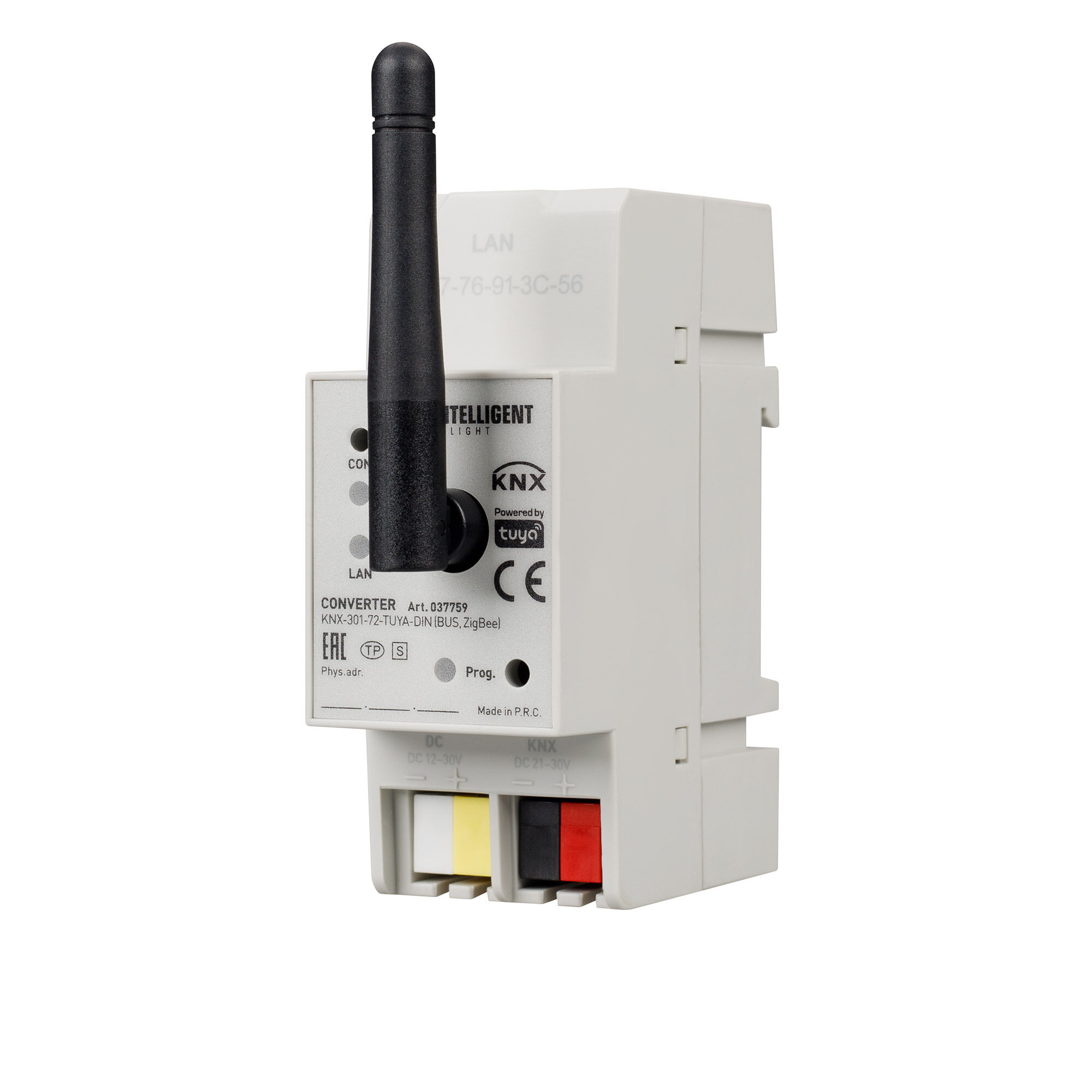INTELLIGENT ARLIGHT Конвертер KNX-301-72-TUYA-DIN (BUS, ZigBee) (IARL, IP20 Пластик, 2 года) 037759