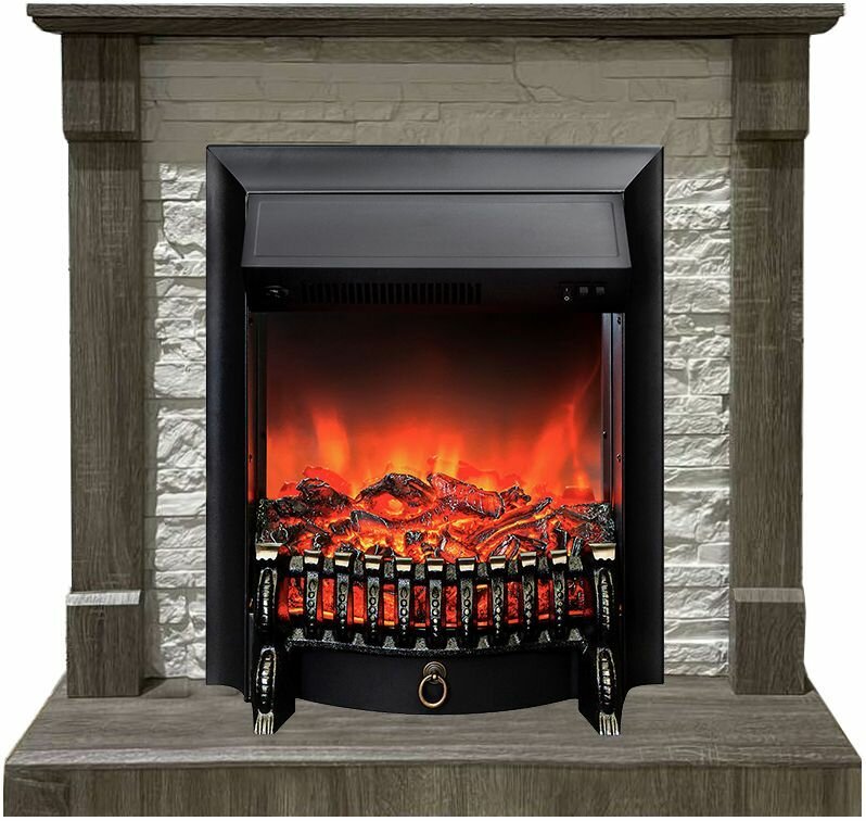 Камин электрический лидеркамин Моника GR M2 с очагом Fobos (электрокамин)