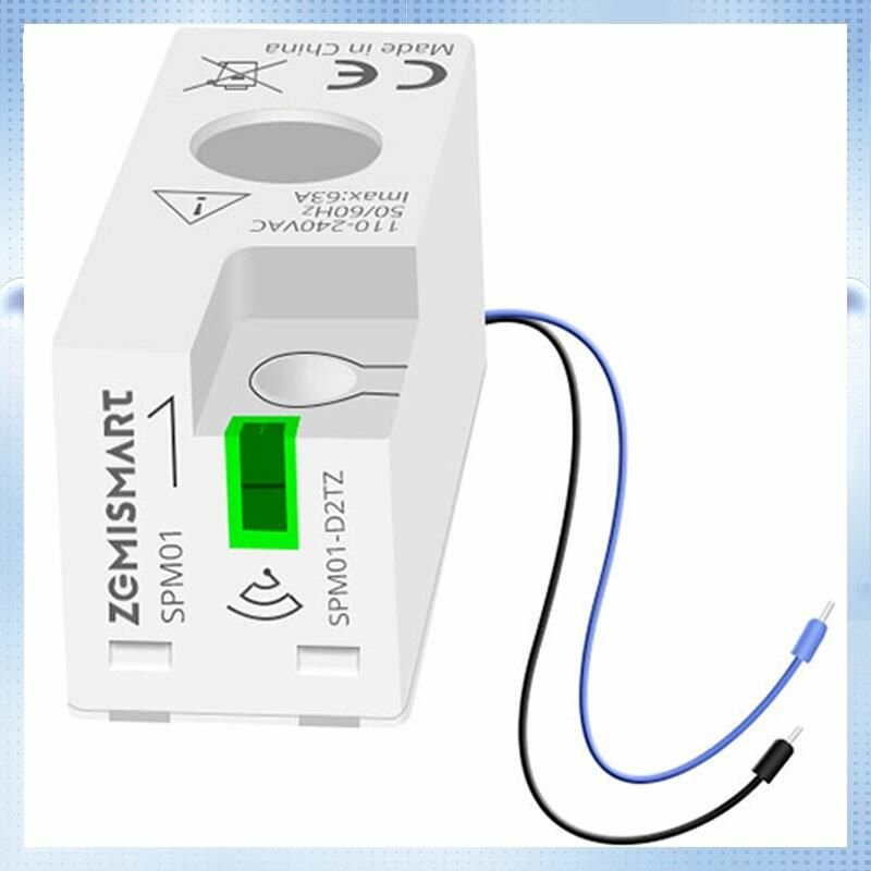 J4Zemismart Tuya Zigbee MiNi Датчик Электрического Монитора Счетчика Энергии