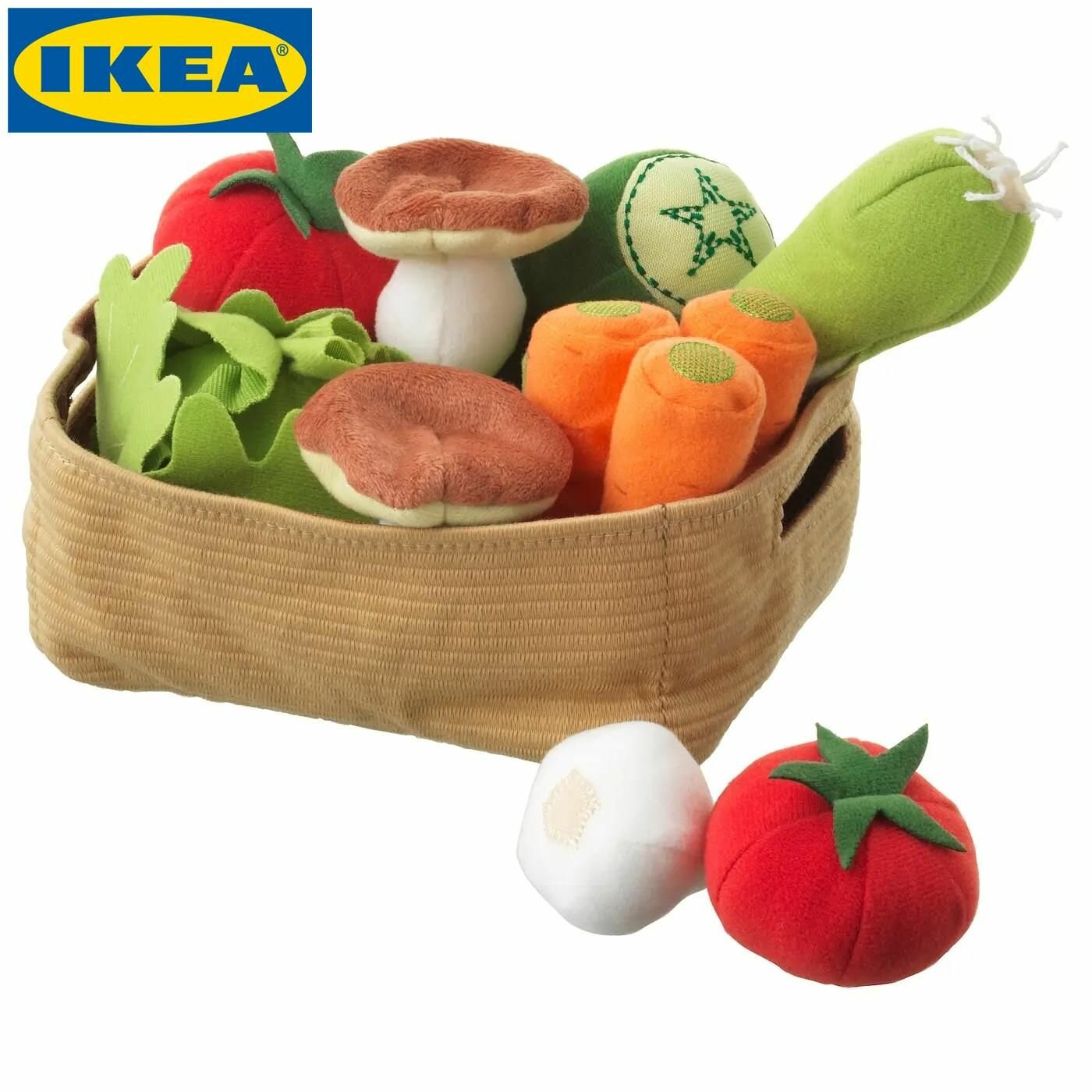 IKEA-DUKTIG набор овощных игрушек из 14 предметов