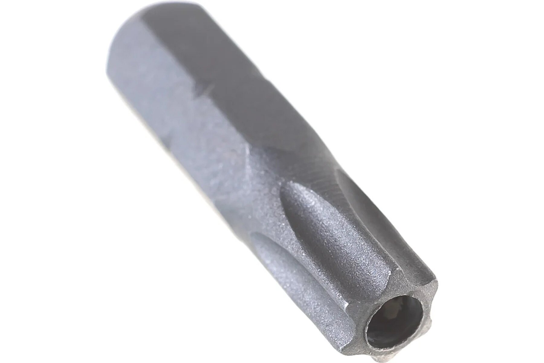 Бита Forsage TORX, с отверстием, 25мм, 1/4", односторонняя, T35, хромованадиевая сталь