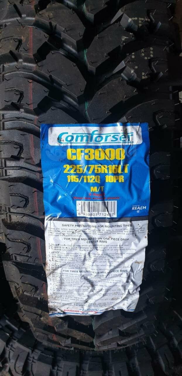Шина Грязевая COMFORSER CF 3000 225/75R16 LT (225/75/16) OFF ROAD