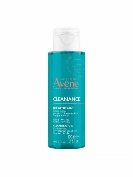 Авен Клинанс Avene Cleanance Гель Очищающий Матирующий 100 мл