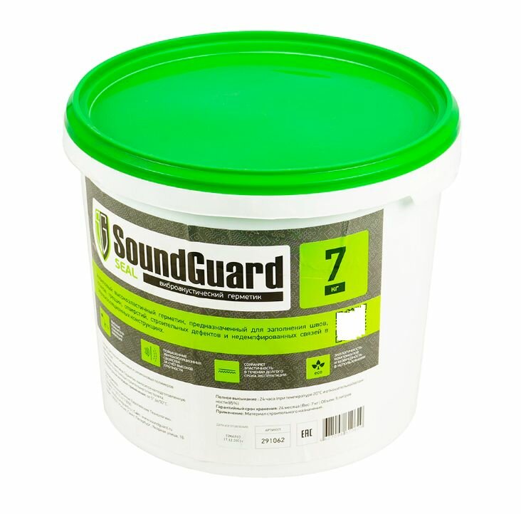 Герметик звукоизоляционный SoundGuard Seal 5 л