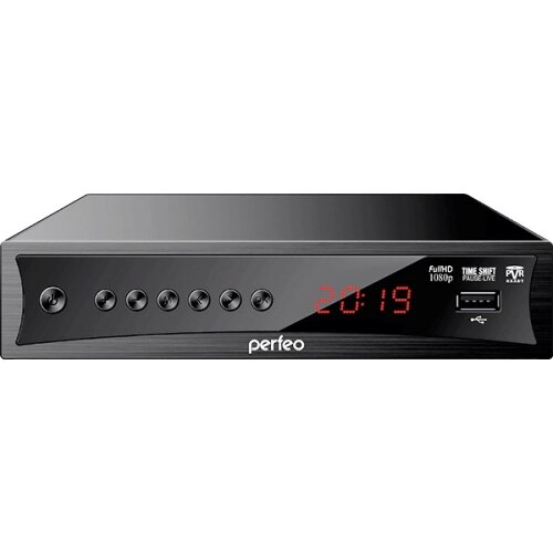 Ресивер DVB-T2 Perfeo Consul приёмник цифрового ТВ, DVB-C, Wi-Fi, IPTV, HDMI, 2 USB, DolbyDigital
