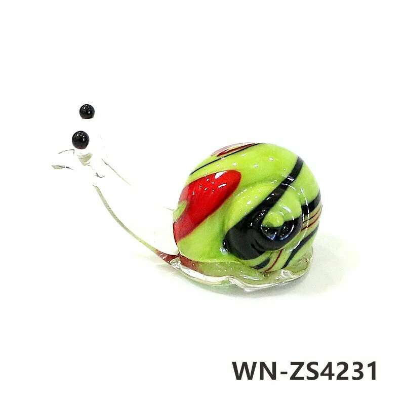 Миниатюрная стеклянная фигурка улитки JSSMTLP WN-ZS4231