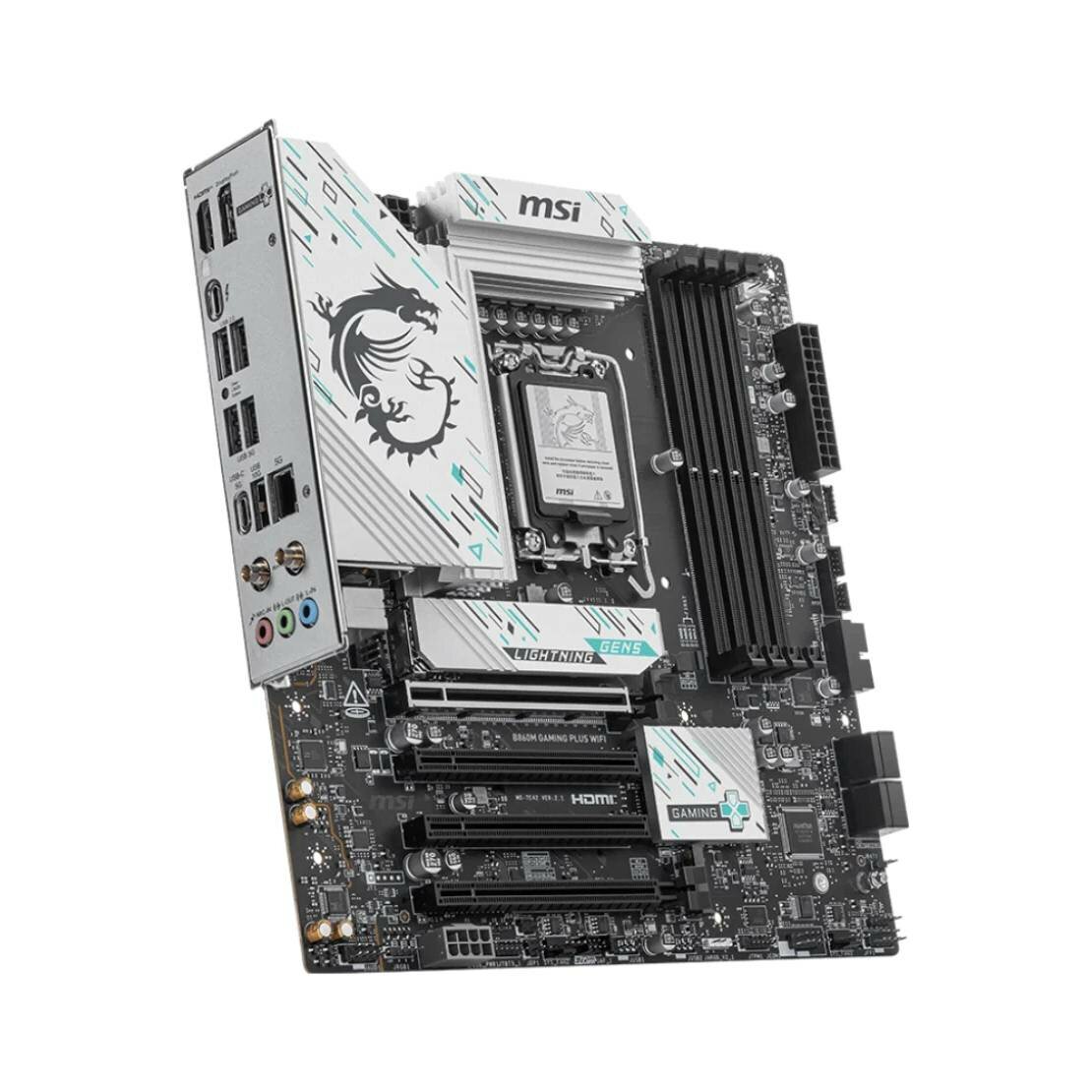 Материнская плата MSI B860M GAMING PLUS, Wi-Fi, пассивное охлаждение, для игр