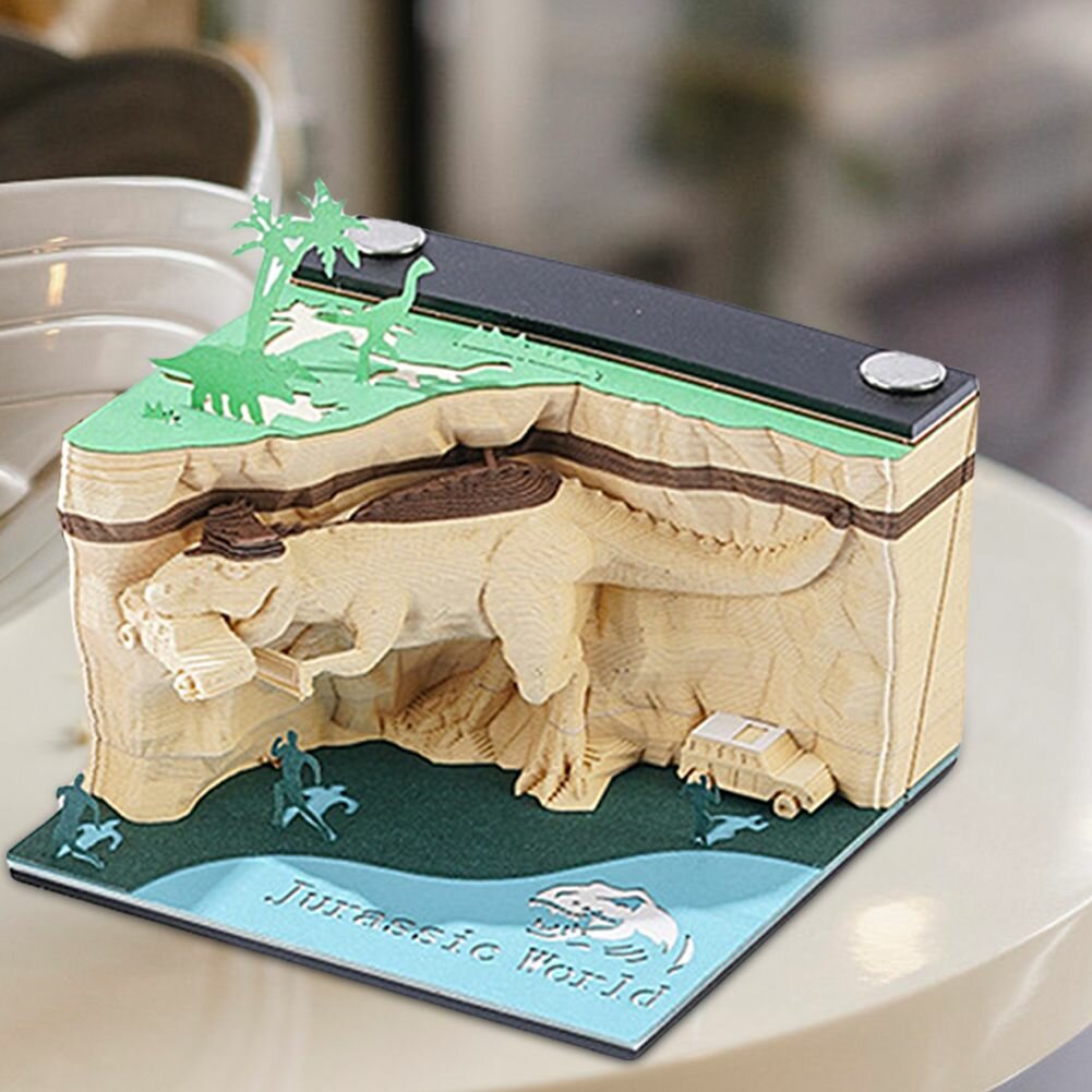 Ручной 3D-календарь для вырезания из бумаги на 2025 год, изысканное мастерство, прозрачная текстура, украшение рабочего стола