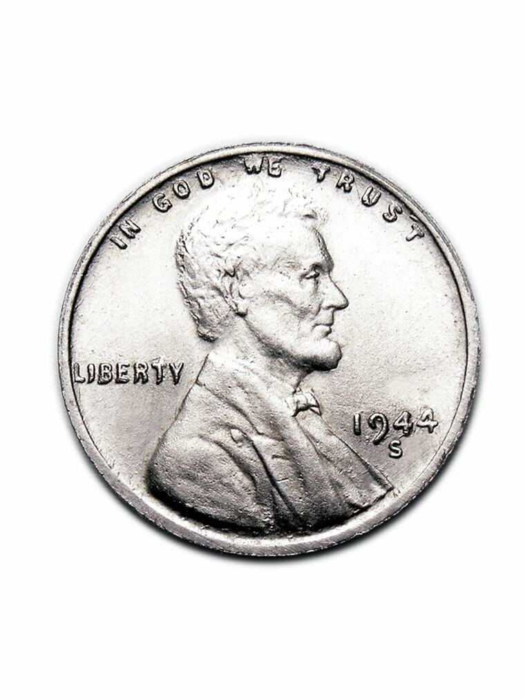 1 цент 1944 S США сувенирная копия монеты, нумизматика, деньги для коллекции