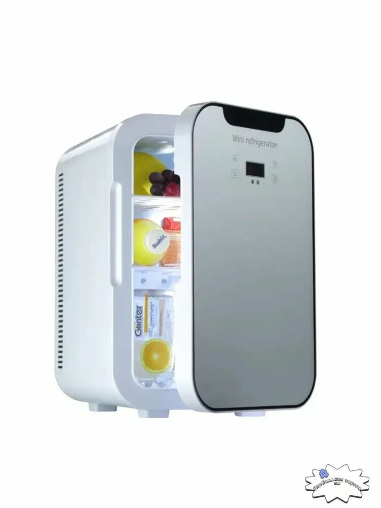 Холодильник автомобильный, компрессорный принцип работы, 20л, одноядерный цифровой дисплей