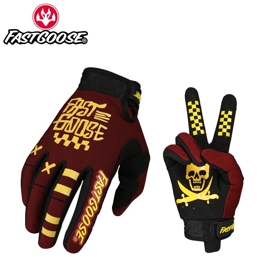 FASTGOOSE сенсорный экран с полным пальцем Air ATV DH MX GP BMX Light MTB Luvas Мотоцикл Off Road Racing Pro Велосипедные перчатки для скоростного спуска
