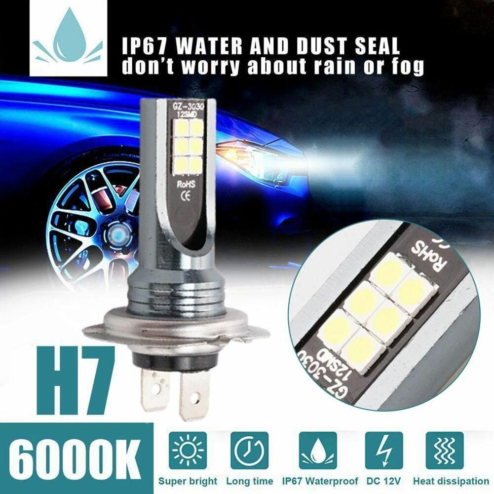 Автомобильная противотуманная фара H8/H11 3030 12Smd холодный белый декодирующий светодиодный фонарик противотуманная фара