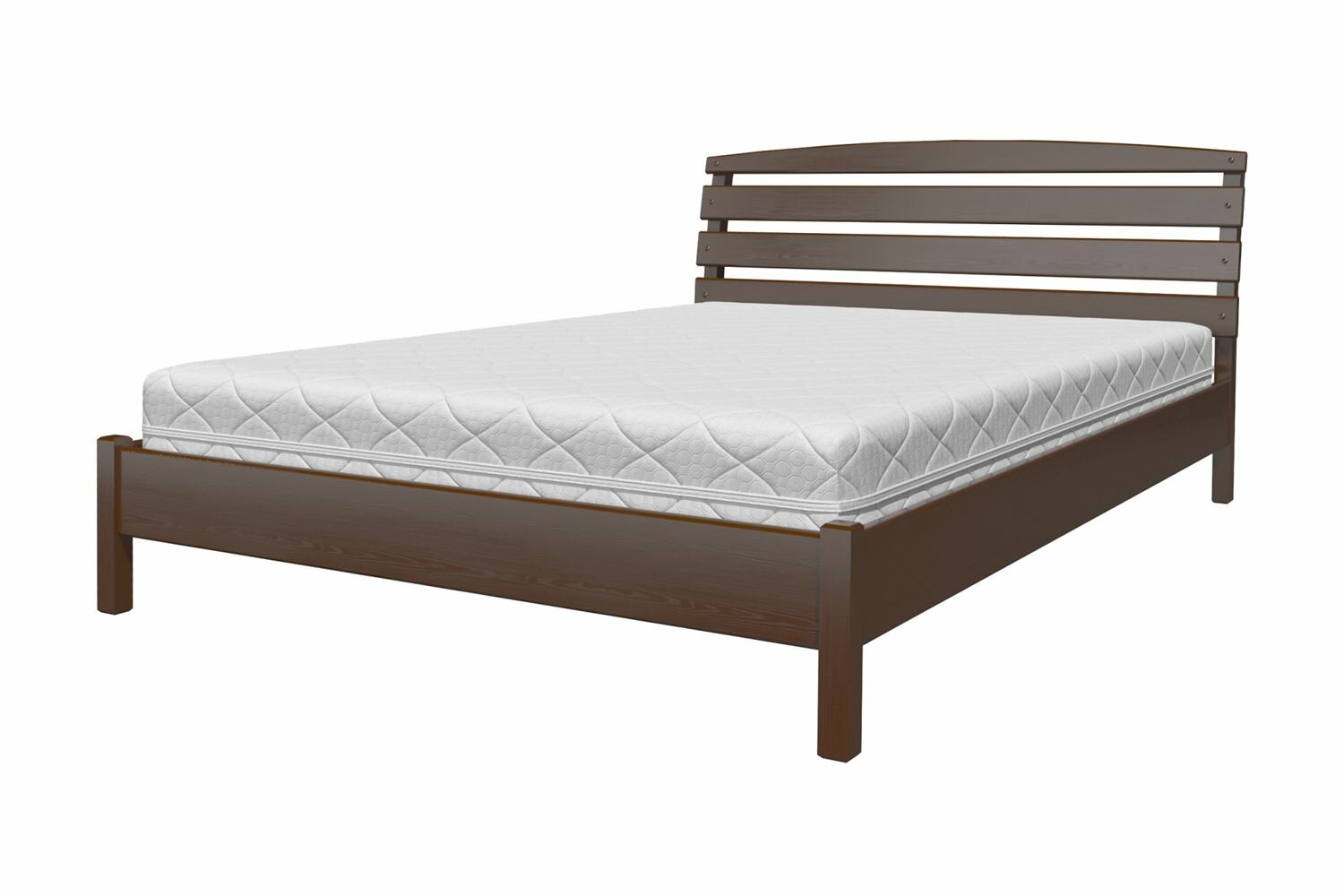 Камелия-1 Кровать Орех 140х200