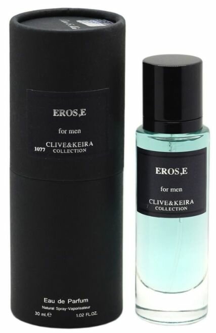 Парфюмерная вода Clive & Keira № 1077 EROS духи мужские парфюм для тела 60 мл