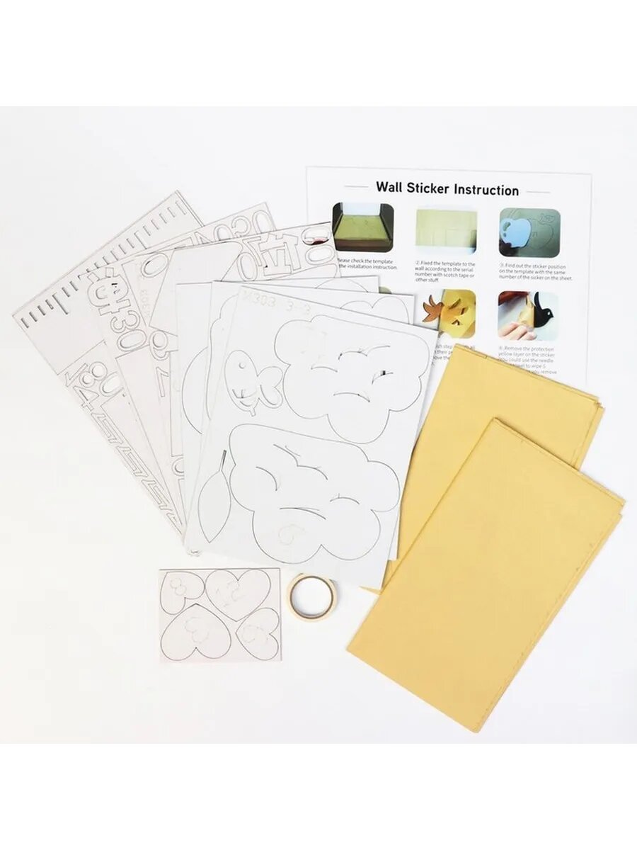 Детский стеновой ростомер-дерево