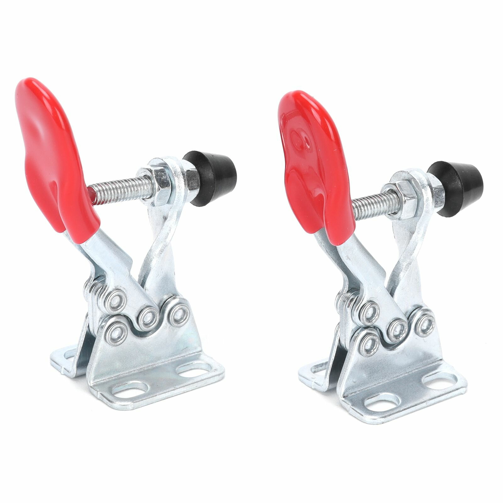 Комплекта прижимных коленно-рычажных зажимов LD GH 201 A. Зажимное приспособление. Ручной инструмент. Удерживающая способность 30 кг.