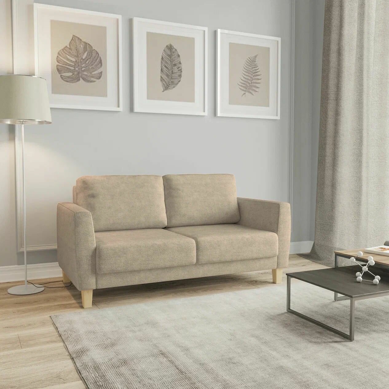 Диван-кровать 2х местный OSLO, механизм Пантограф, 196х98х96 см