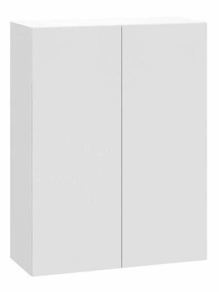 Кухонный модуль навесной, шкаф Тандем с полками, с доводчиками, 70х29.6х91.2 см, Белый / Бланж