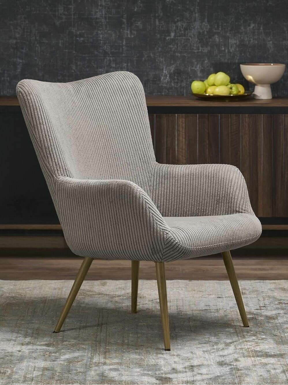 Кресло для отдыха HALMAR AMARO серый