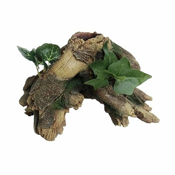 Коряга с растением Barbus, 24 х 11,5 х 18 см