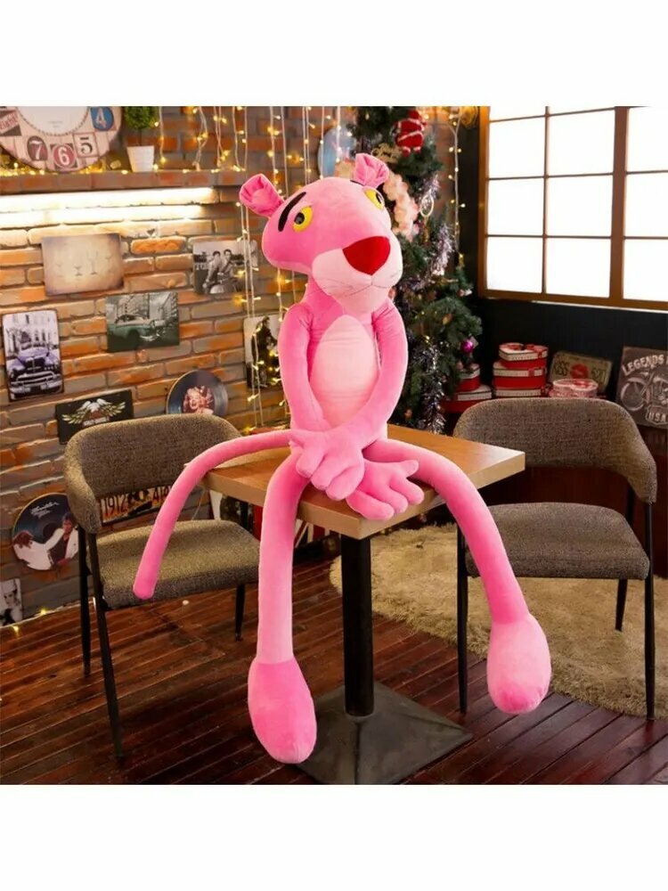 Мягкая игрушка Розовая Пантера Pink Panther 180 см，Милый тряпичный куколка подарок для девочки на день рождения подруге