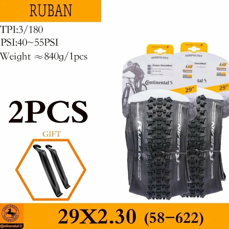 Continental Покрышка, диаметр колеса:29 (дюймы), 29X2.30, Складной, защищенный от проколов и грязи