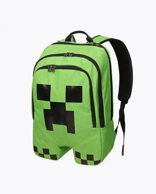 Рюкзак школьный Майнкрафт Крипер Minecraft