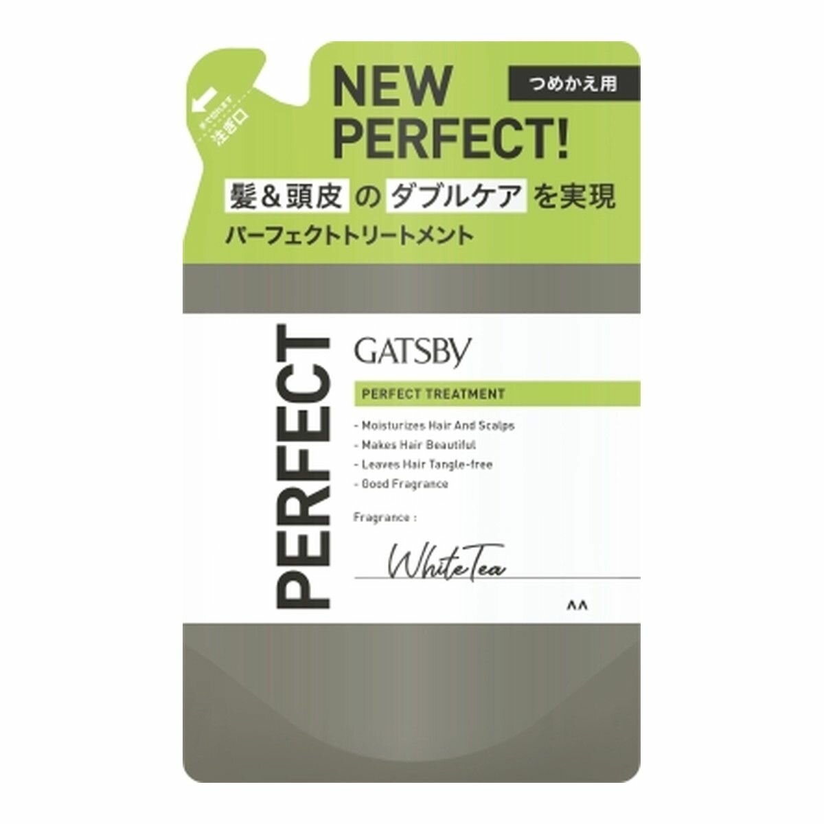 Mandom Мужской бальзам Gatsby для восстановления кутикулы и ухода за кожей головы аромат белого чая 300 г