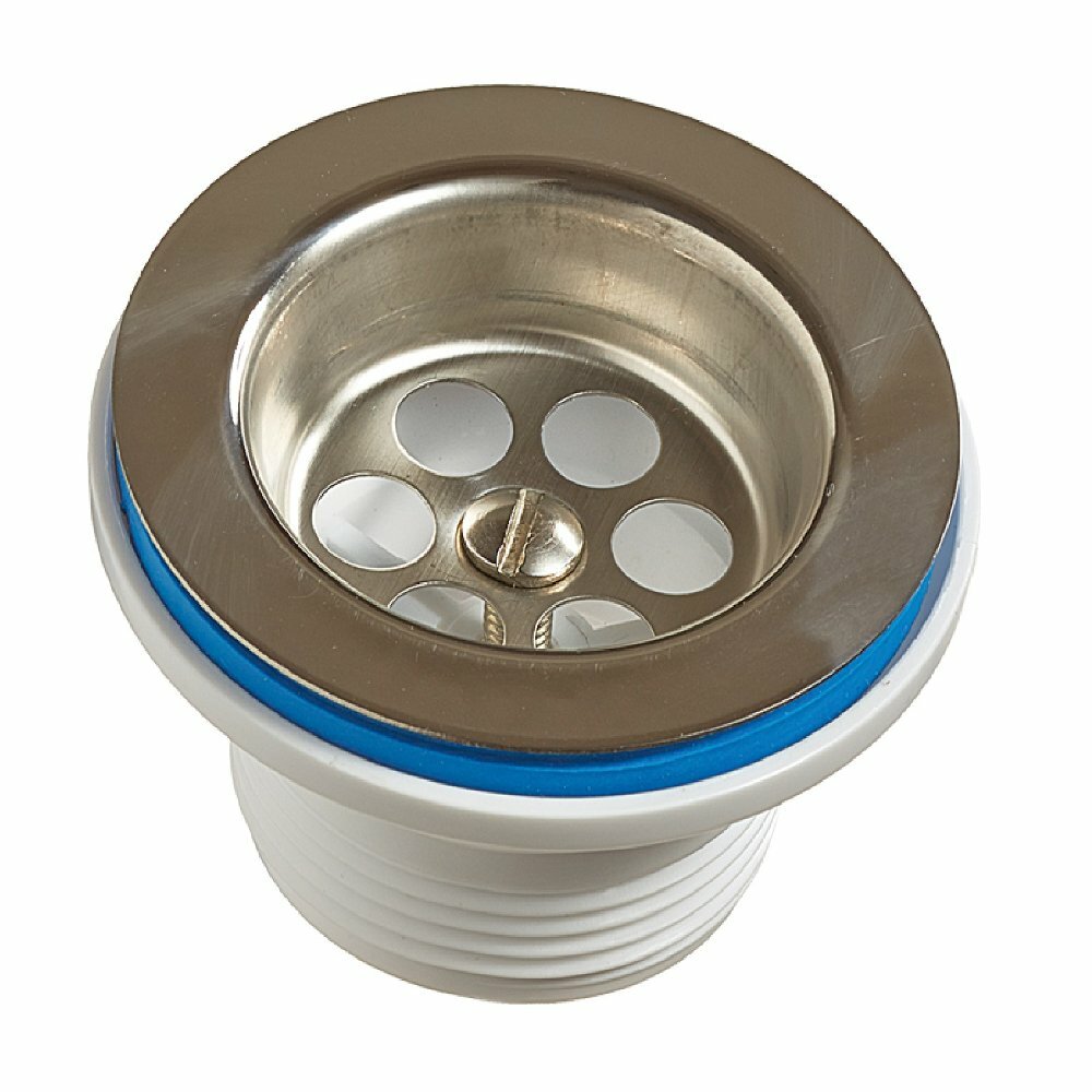 Выпуск для раковины MasterProf с чашкой, полипропилен, нержавеющая сталь, 65мм