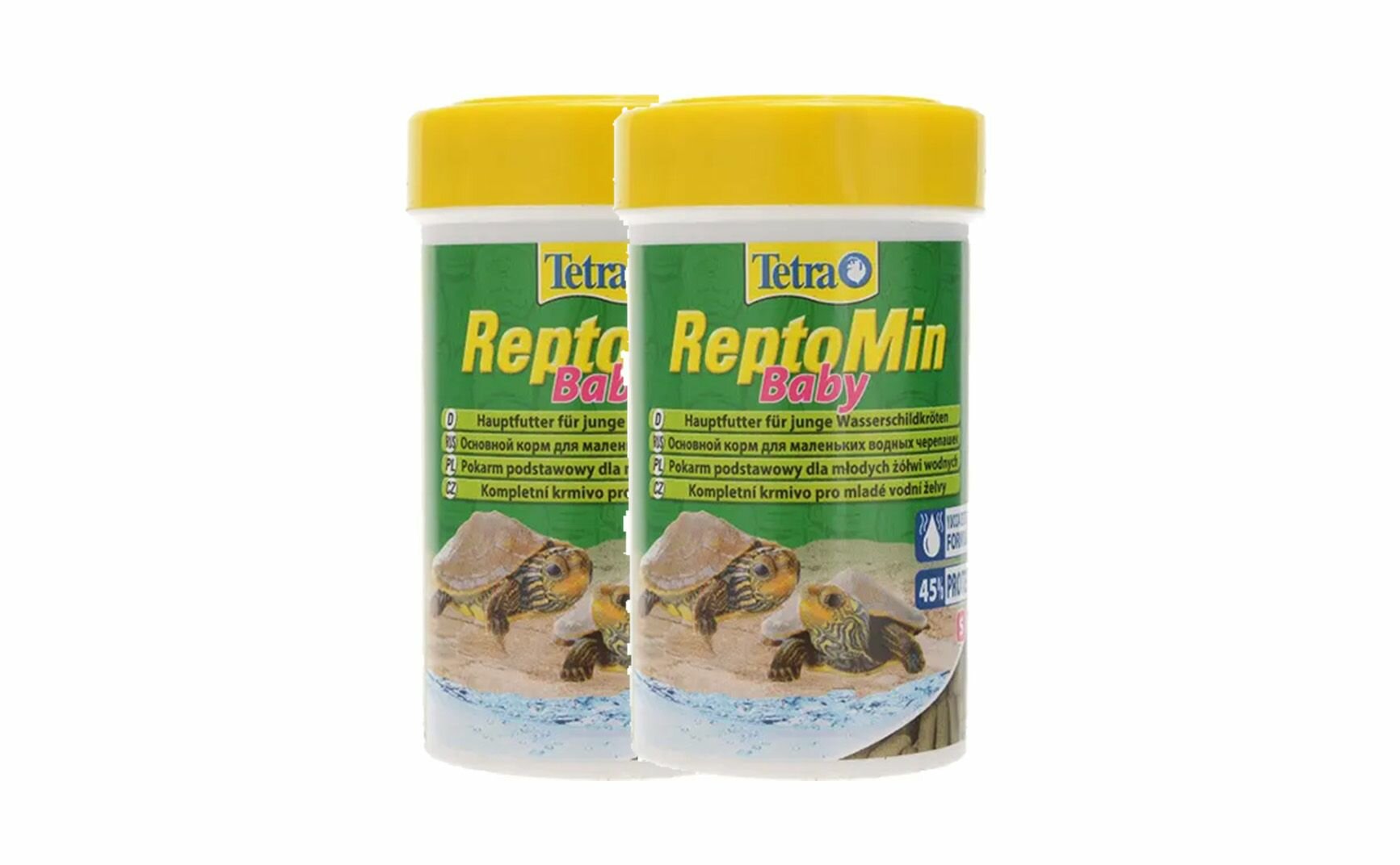 Tetra ReptoMin Baby корм для молоди водных черепах 100 мл х 2 шт.