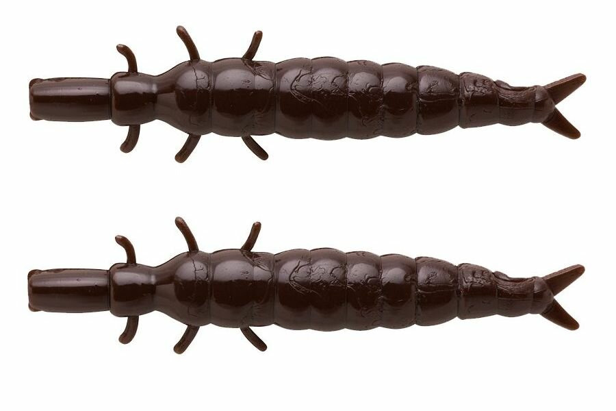 NIKKO Приманка Caddisfly Larvae #Brown, L 38 мм, 5 шт/уп, 2 уп