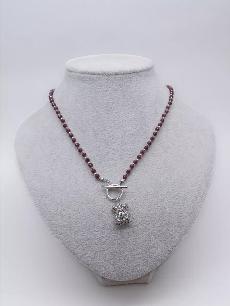 Колье, гранат