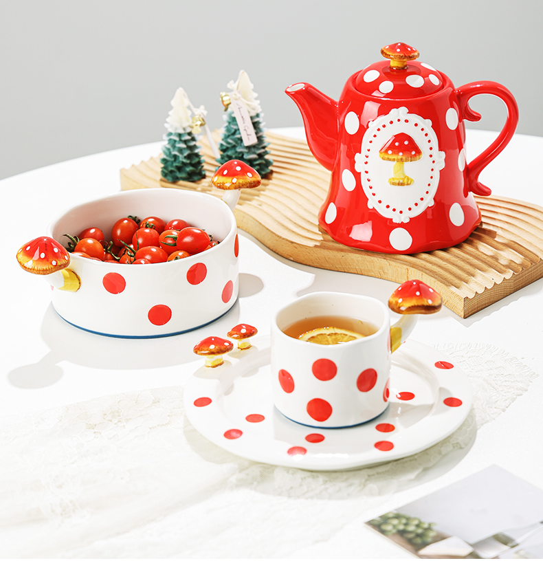 Набор посуды "Рыбка из летучей ивы", керамика, для СВЧ и посудомойки, с дизайном в виде рыбы