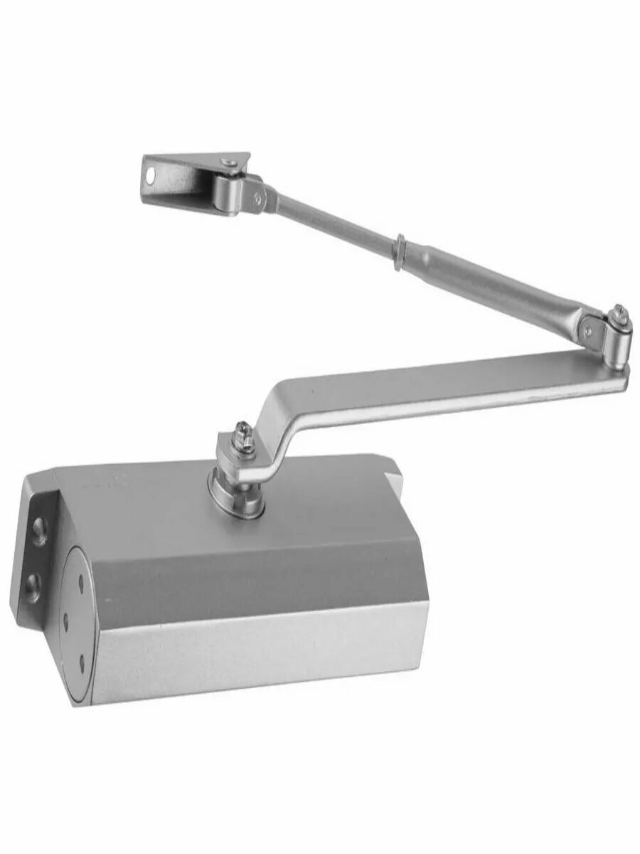 До 100 кг, цвет серебро, дверной доводчик