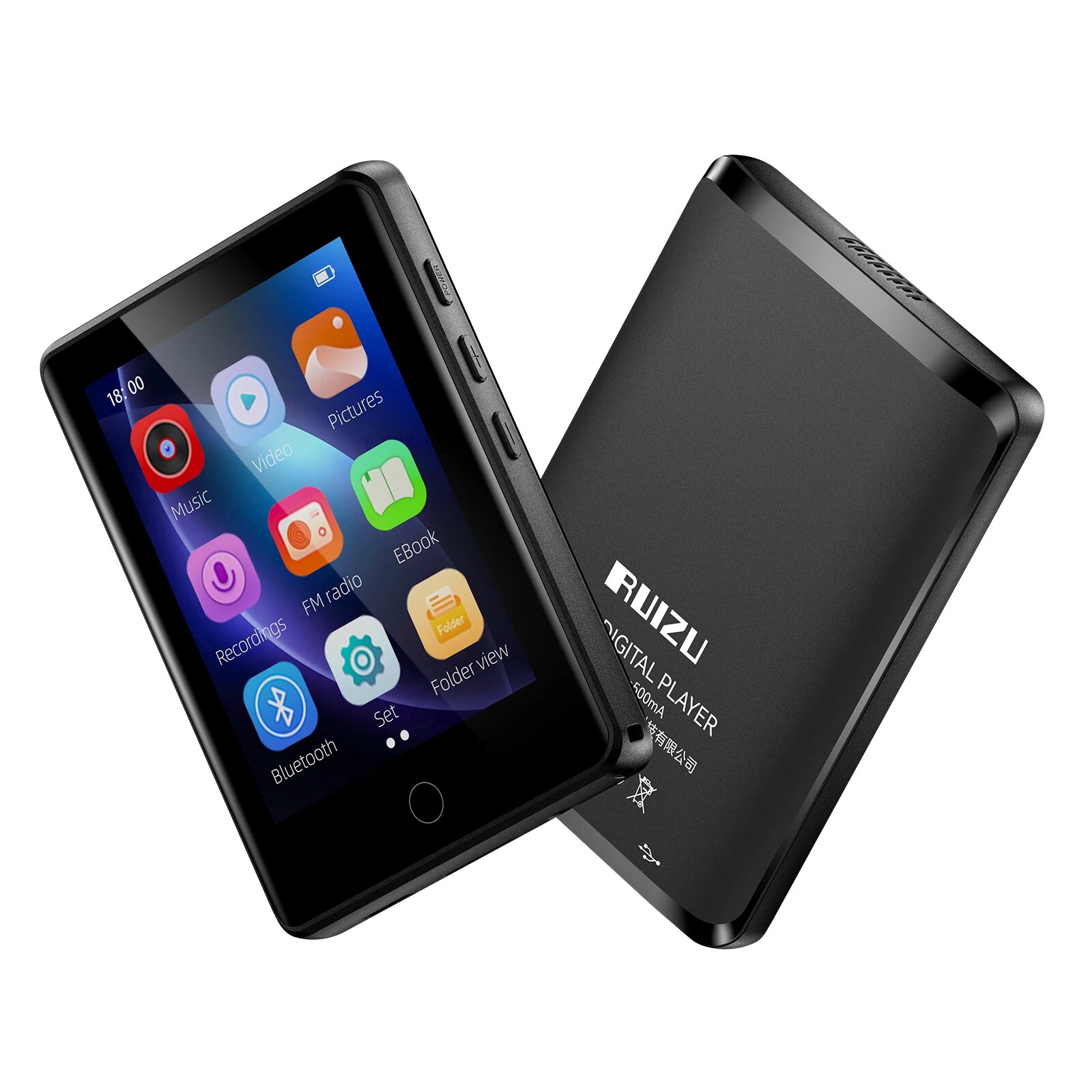 RUIZU M6 MP3-плеер 2.8", 8/16/32 ГБ 32 ГБ